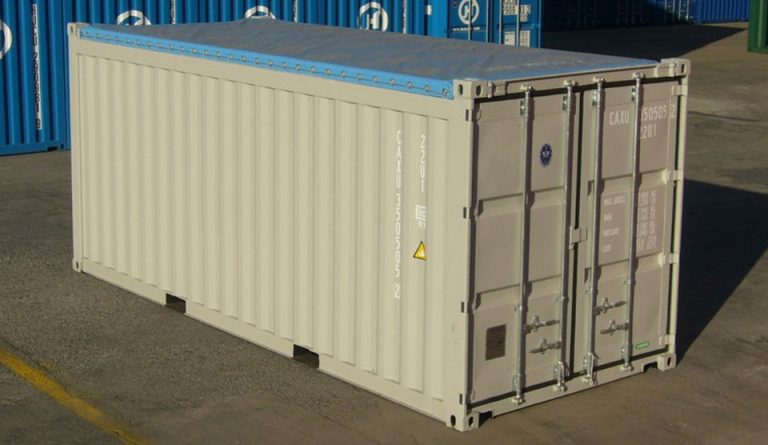 6.1m (20ft) open top shipping container - Boxman