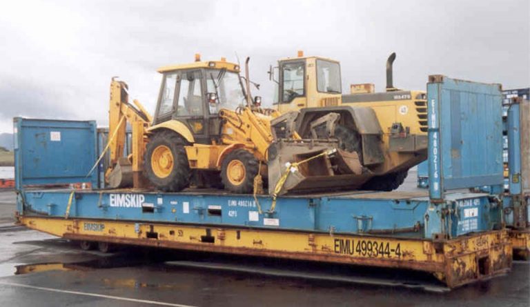 12.2m (40ft) flush folding flatrack - Boxman