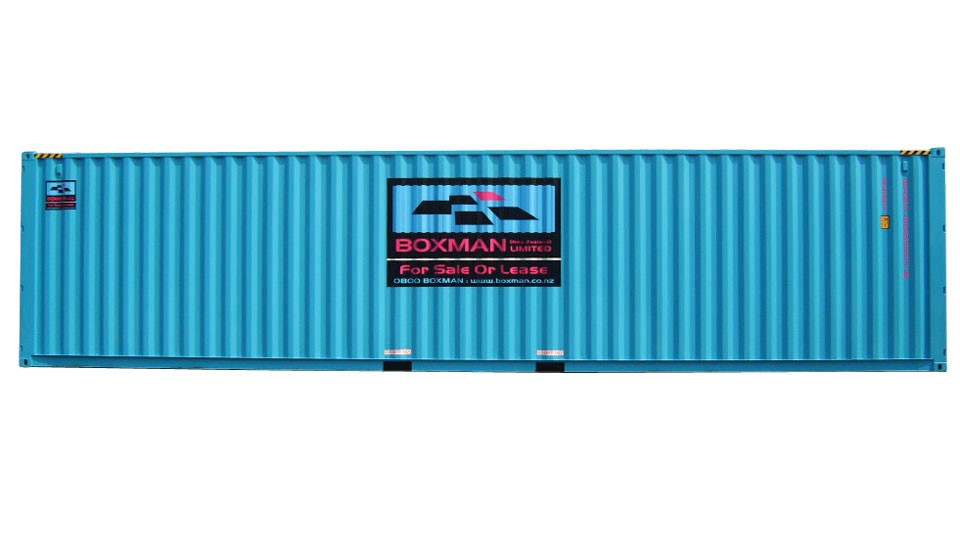 12.2m (40ft) high-cube shipping container with doors both ends - Boxman