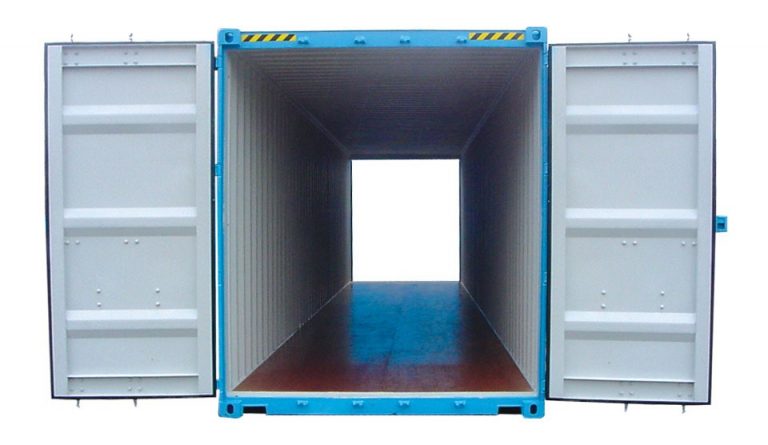 12.2m (40ft) standard shipping container with doors both ends - Boxman