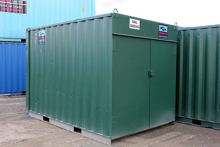 3m (10ft) cut down shipping container - construction site shed - Boxman